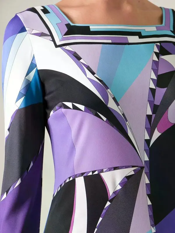 Emilio Pucci Psychedelic Print Dress