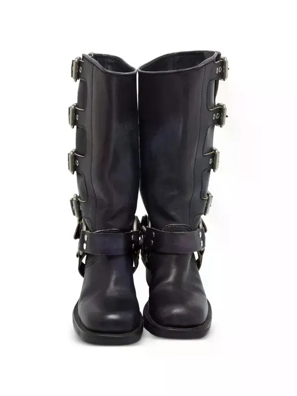 Miu Miu Biker Buckled Boots