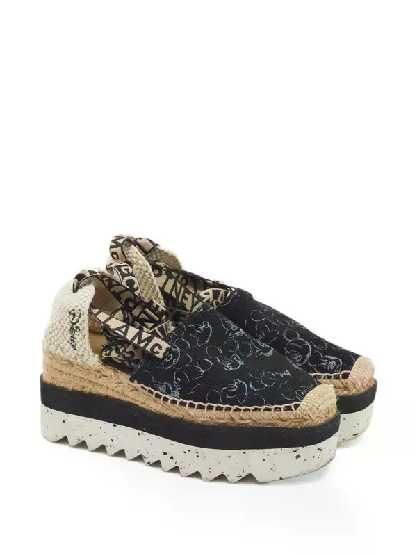Stella McCartney X Disney Print Platform Wedge Sandals