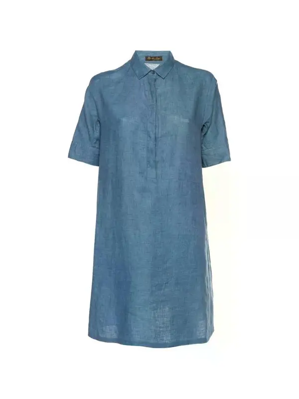 Loro Piana Short-sleeve Shirt Dress