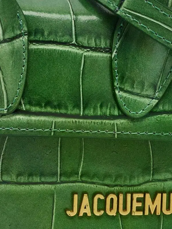 Jacquemus Le Chiquito Crocodile-effect Mini Handbag