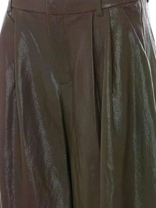 ELEH Pleated Wide-leg Trousers