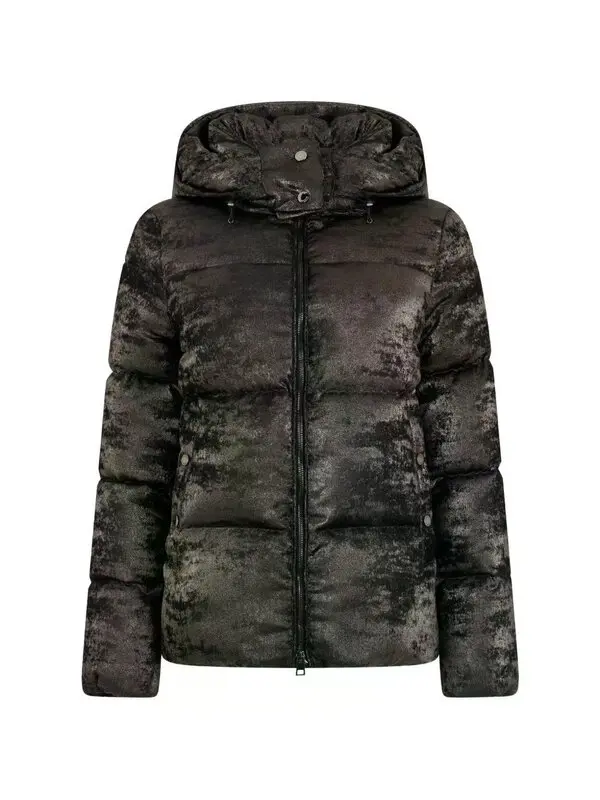 MOORER Melita-mte Hooded Padded Jacket - Brown