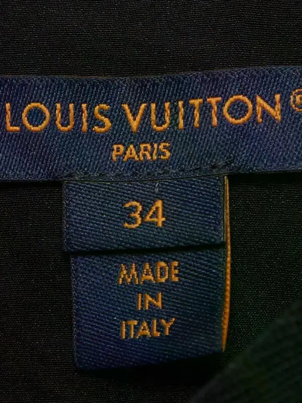 LOUIS VUITTON Logo Patch Mini Dress