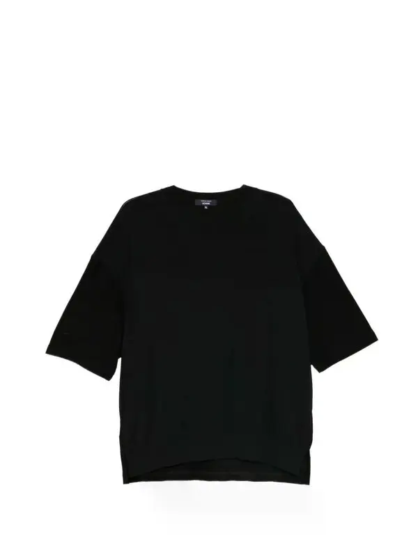 Comme Des Garçons Ribbed-knit Crew-neck T-shirt