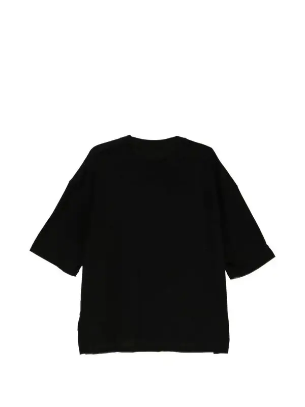 Comme Des Garçons Ribbed-knit Crew-neck T-shirt