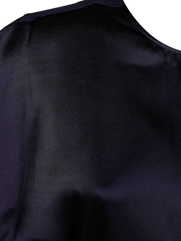 Victoria Beckham Bela Ruched Sleeve Midi Dress - No