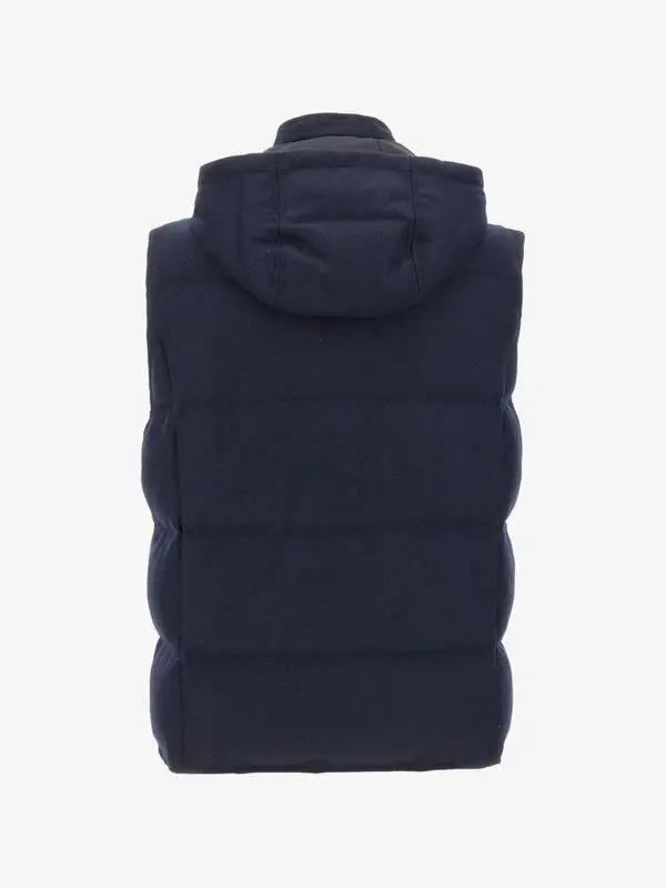 Eleventy Hooded Quilted Gilet
