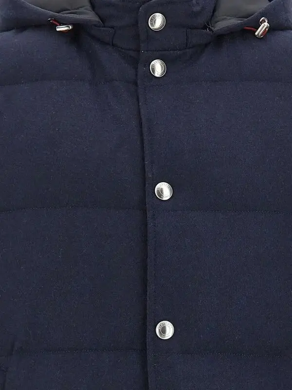 Eleventy Hooded Quilted Gilet