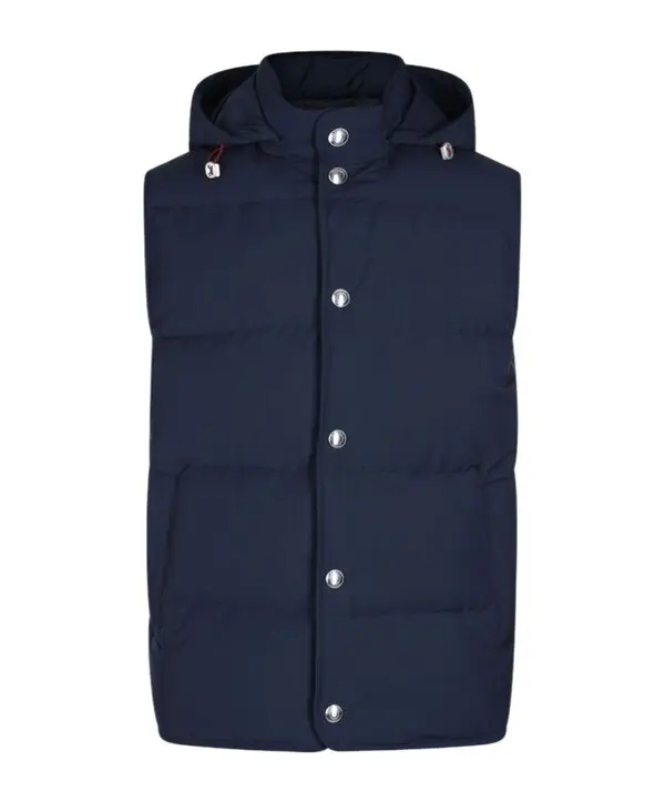 Eleventy Hooded Padded Sleeveless Gilet