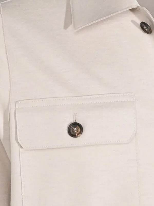 Eleventy Button-front Shirt Jacket