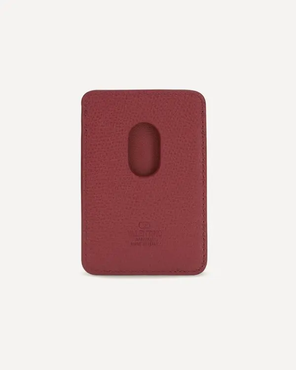 Valentino Garavani Vlogo Signature Magnetic Card Holder