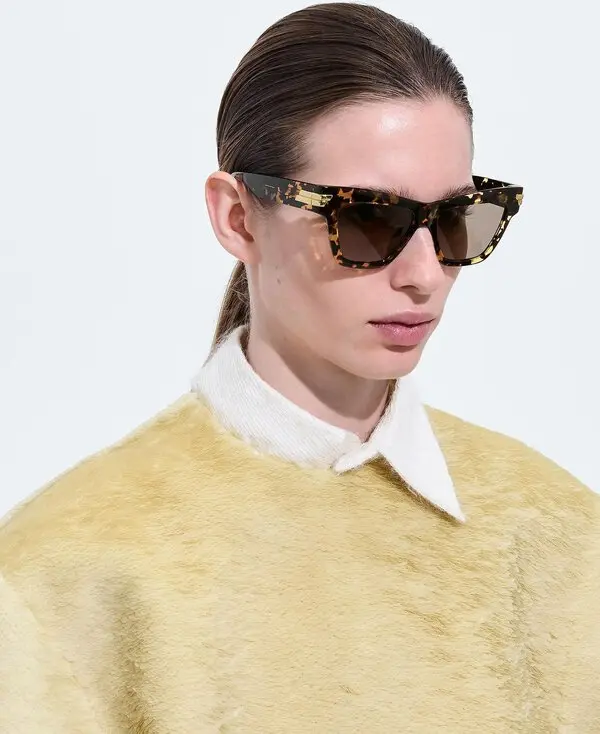 Bottega Veneta Mitre Cat Eye Sunglasses