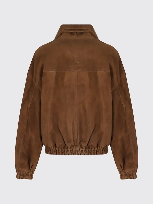 Magda Butrym Suede Bomber Jacket