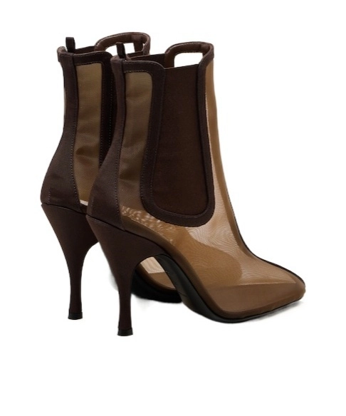 Alaïa Minimal Mesh Ankle Boots