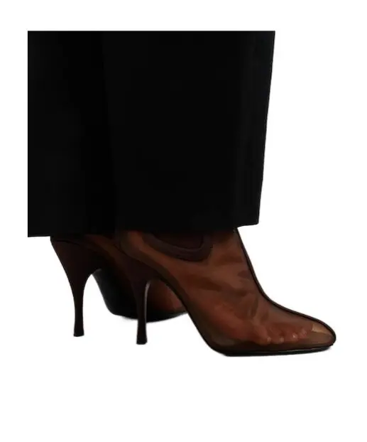 Alaïa Minimal Mesh Ankle Boots
