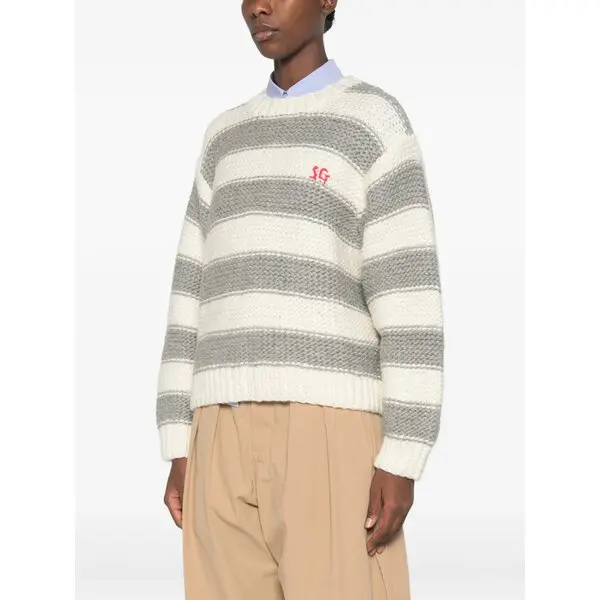 Stine Goya Striped Chunky-knit Sweater - No