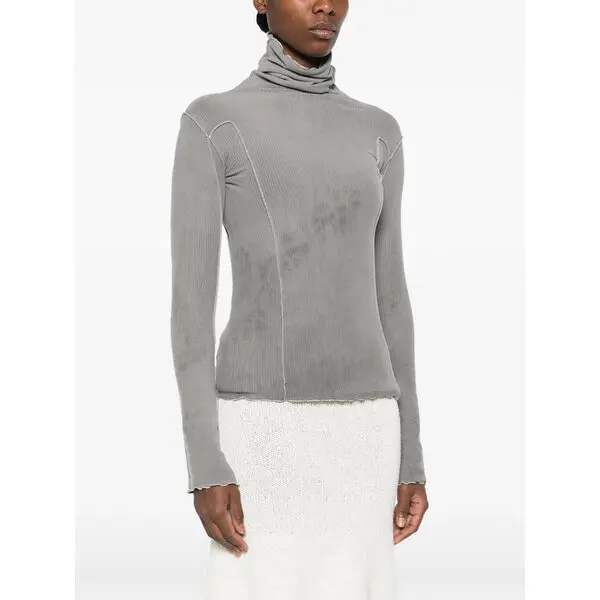 BASERANGE Long-sleeve High-neck Pullover - No