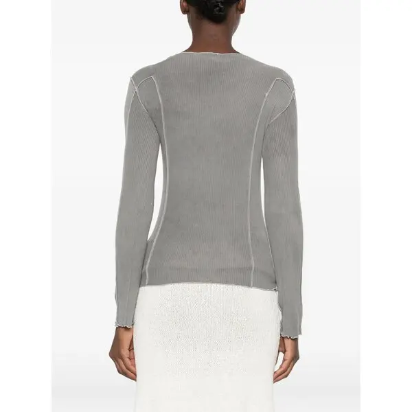 BASERANGE Long-sleeved Top - Gray