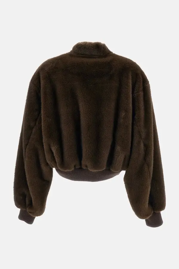 Stella McCartney Bomber Effetto Visone