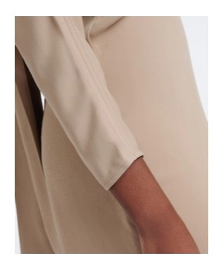 TOTEME Draped Tie-neck Cady Midi Dress