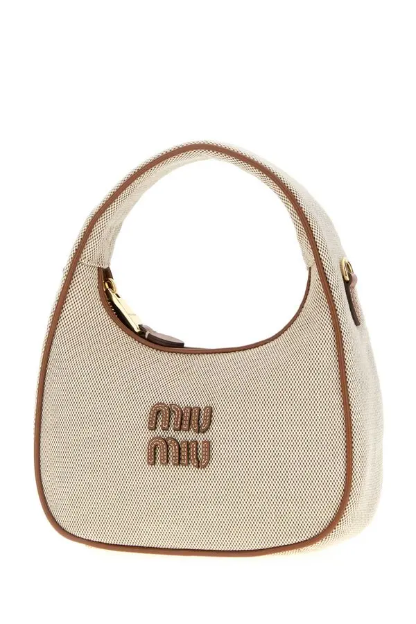 Miu Miu Two-tone Canvas Handbag