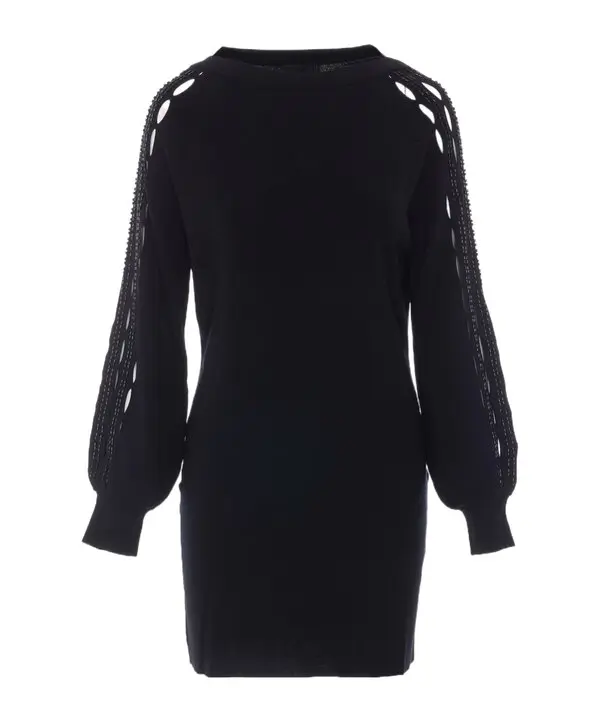 Liu Jo Cut-out Sleeve Knitted Dress