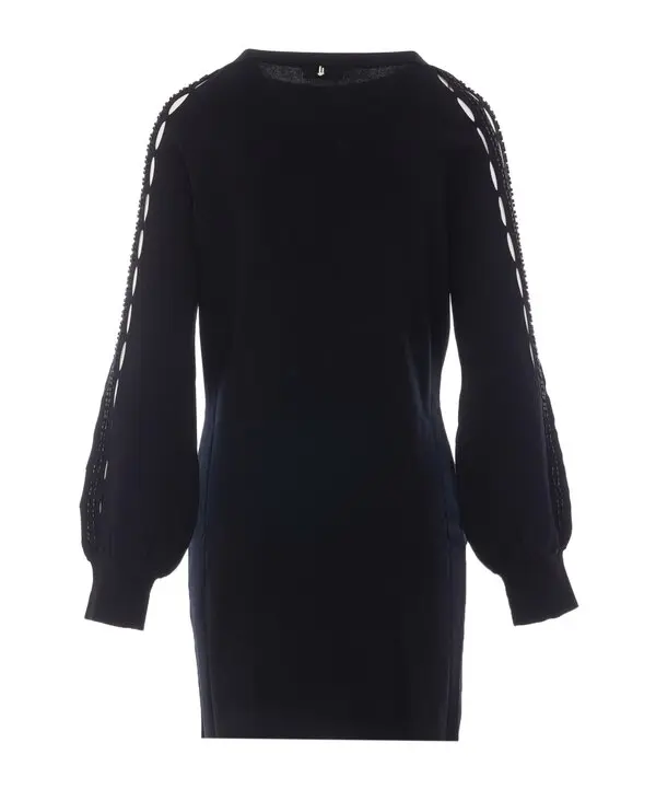 Liu Jo Cut-out Sleeve Knitted Dress