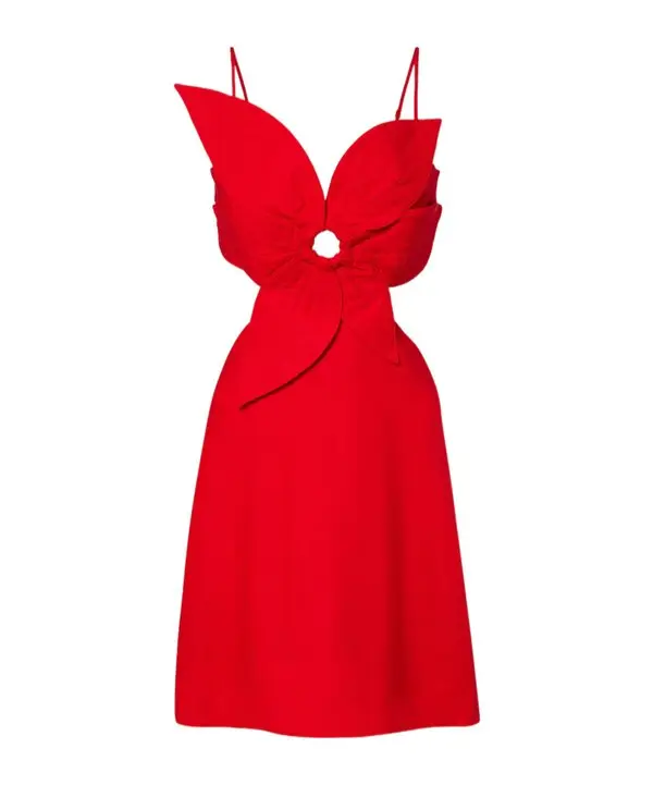 Farm Rio Flower Linen-blend Minidress