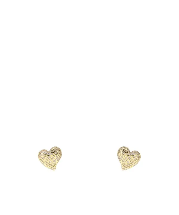 VIVIENNE WESTWOOD Evangeline Heart Earrings