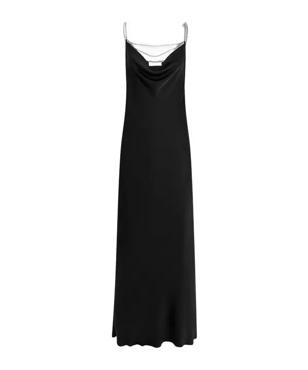 Rabanne Long Satin Dress