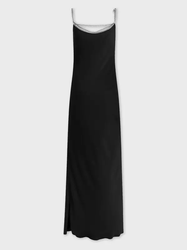 Rabanne Long Satin Dress