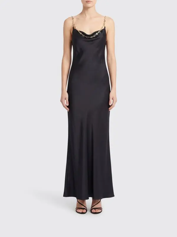 Rabanne Long Satin Dress
