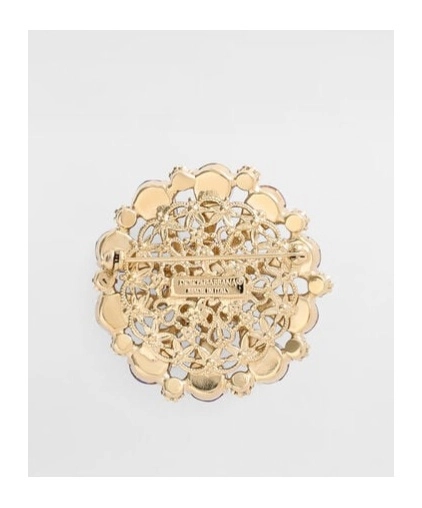Dolce & Gabbana Dolce Gabbana Floral Motif Brooch