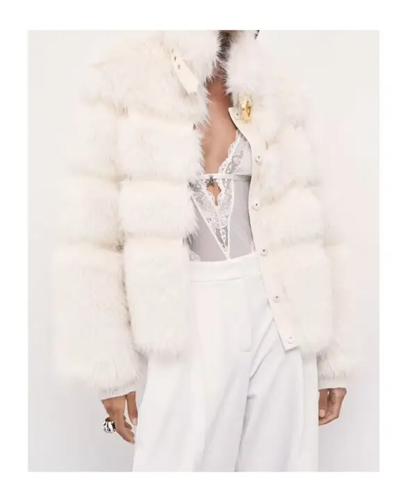 Patrizia Pepe Cropped Puffy Jacket