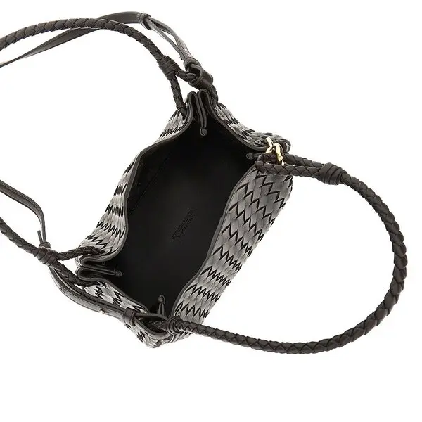 Bottega Veneta Intrecciato Leather Medium 'parachute' Bag - Brown
