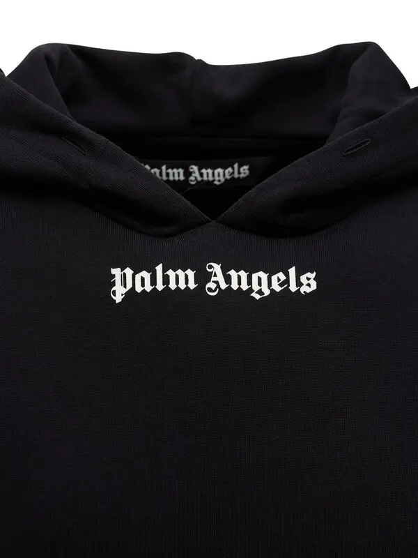 Palm Angels Logo Printed Hoodie