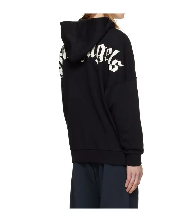 Palm Angels Logo Printed Hoodie