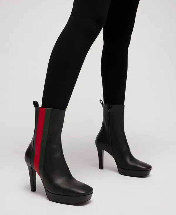 Gucci Galleria Platform Heel Boots
