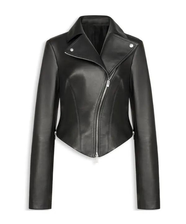Alaïa Lambskin Biker Jacket - Black