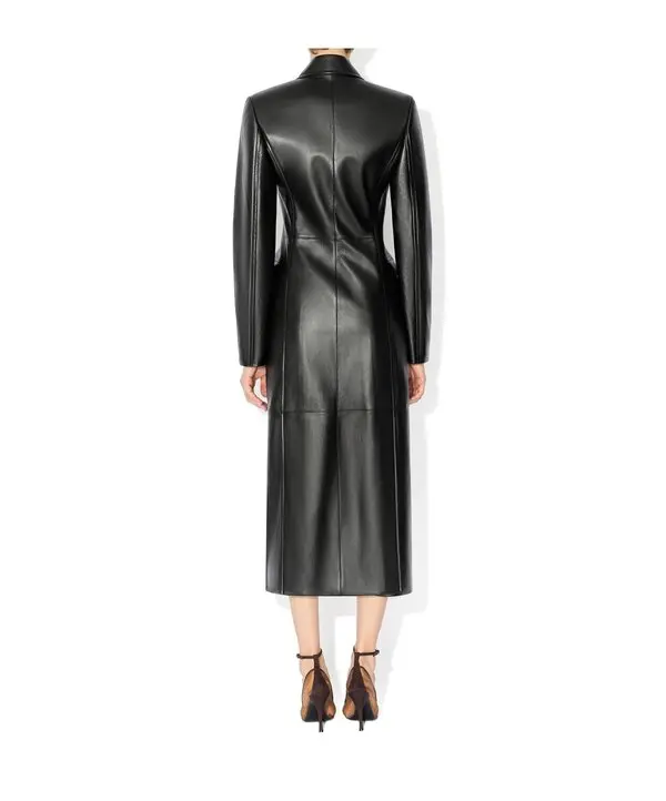 Alaïa Soft Lambskin Tailored Coat