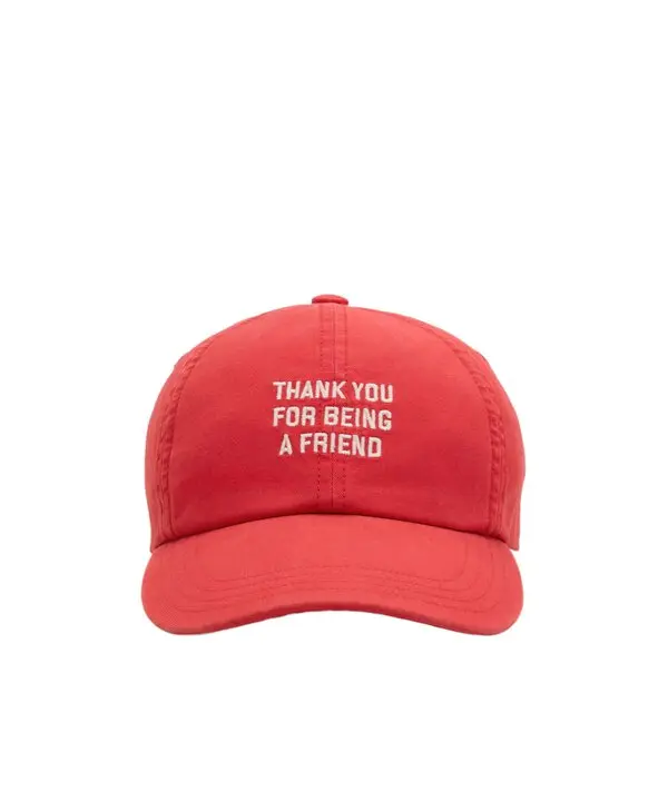 AMI Paris Thank You For Being A Friend Cap - Red