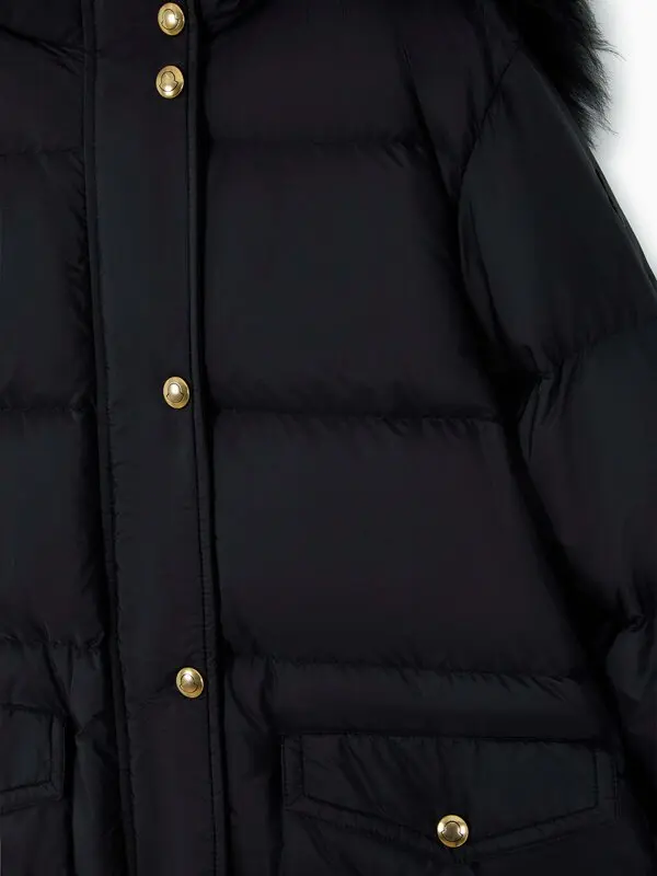 Moncler Aphroties Long-sleeved Padded Jacket - Black