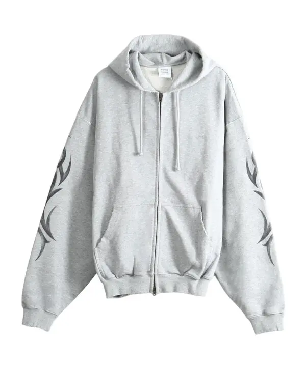 Vetements Graphic-print Zip-up Hoodie