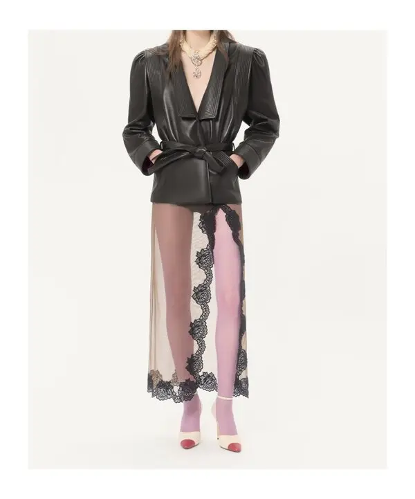 Valentino Garavani Long-sleeve Leather Jacket