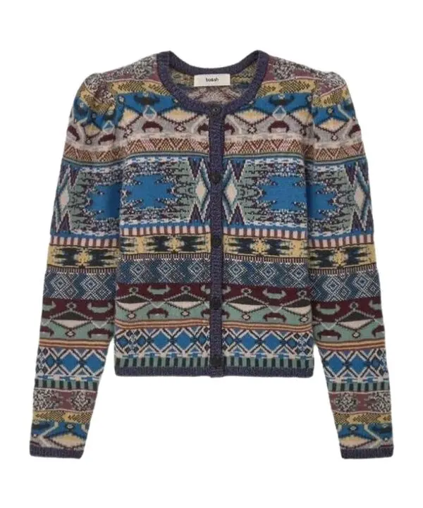Ba&sh Geometric-pattern Knit Top - Multi-color