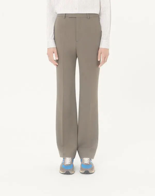 Valentino Garavani Pressed-crease Tailored Trousers
