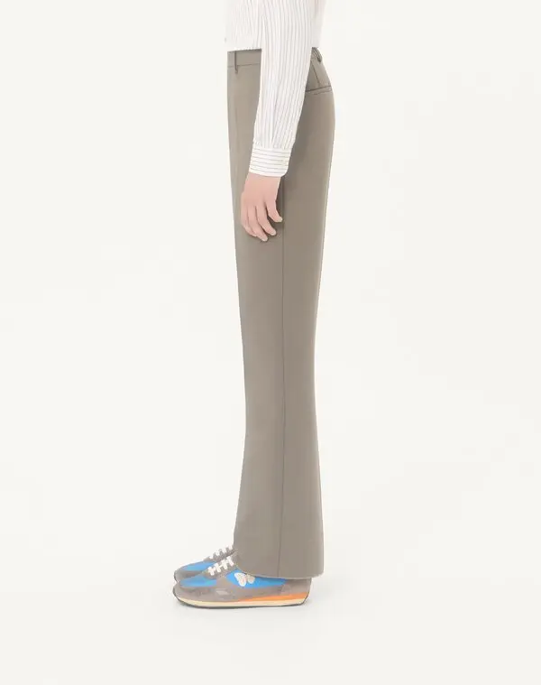Valentino Garavani Pressed-crease Tailored Trousers