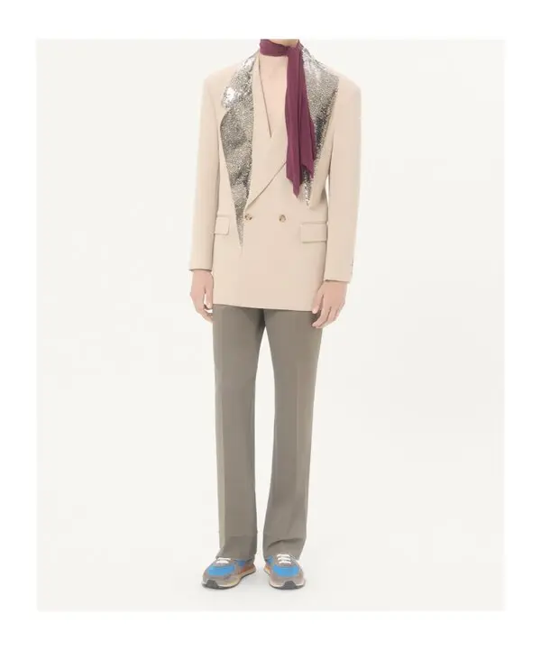 Valentino Garavani Pressed-crease Tailored Trousers