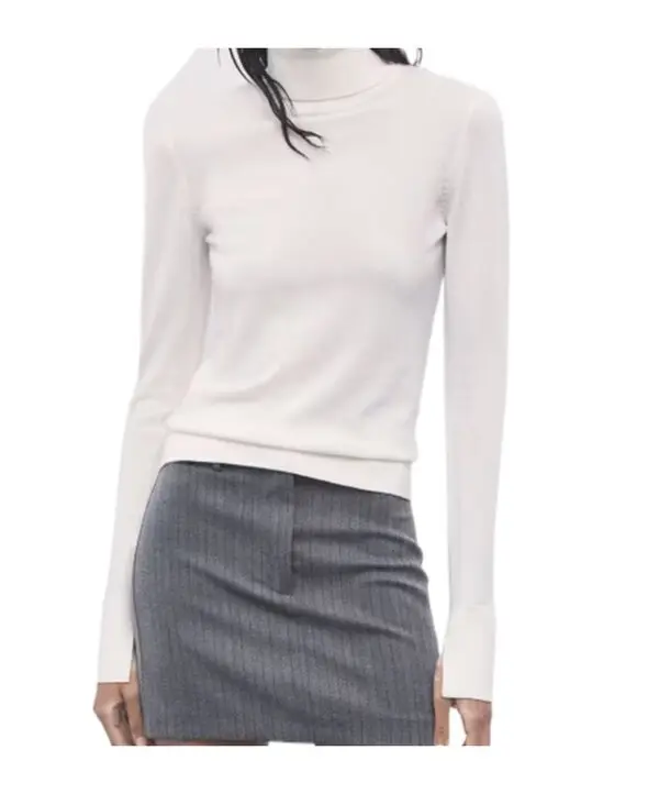 Patrizia Pepe Turtleneck Knit Top